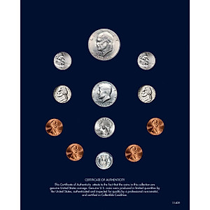 One Year Rarities Coin Collection, Genuine United States Minted Coins, Americana Collectible, Certificate of Authenticity – American Coin Treasures