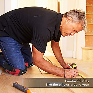 Knee Pads - HPHST Lightweight Professional Knee Pad for Women Men Work Gardening Cleaning Floors Construction