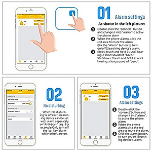 Key Finder Item Finder Smart Tracker Item Locator Key Tracker Compatible with Wireless Compatible with Bluetooth Tracking Device Key Finder Locator Phone Finder Anything Finder Anti-Lost Tag(6 Pieces)