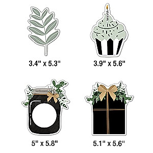 Carson Dellosa 62-Piece Farmhouse Classroom Birthday Calendar Bulletin Board Set, Classroom Birthday Chart With Happy Birthday Banner, Bulletin Board Cutouts, Farmhouse Classroom Decor