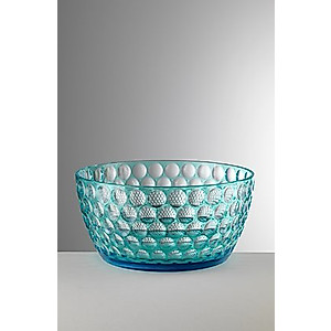 Mario Luca Giusti Lente Acrylic Salad Bowl Turquoise