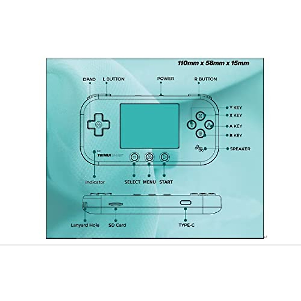 Handheld Game Console, Mini Game Player Compatible with 15,000 Games and 2.4-Inch IPS LCD Screen, Portable Video Game Console