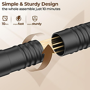 HYSEYY Portable Clothing Clothes Garment Rack Wheels,46.5" L Sturdy Clothing Racks for Hanging Clothes, Metal Wardrobe Closet Rack Clothes Storage Organizer for Coats, Shirts, Dress,Black