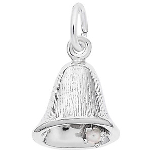 Rembrandt Charms Bell Charm, Sterling Silver