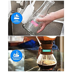 10 Pack, MarkDomain Compatible Label Tape Replacement for Brother 12mm 0.47 Inch TZe Color Laminated Tape, for P Touch PT D210 Label Maker, White on Green/Pink/Grey/Gold/Blue/Red/Blue/Yellow/Orange