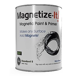 Magnetize-It! Magnetic Paint & Primer (Water Based) - Standard "S" Yield 16oz (MISTD-1998)