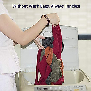 3 Pcs Commercial Mesh Laundry Bag - 20" x 28" - Sturdy white Mesh Material With Drawstring Closure. Ideal Machine Washable Mesh Laundry Bag For Factories, College, Dorm and Apartment Dwellers