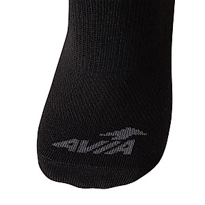 Avia Women's Quarter Socks - 10 Pack Cushioned Athletic Ankle Socks for Women - Women's Moisture Wicking Sports Socks (4-12), Size 4-9, Pure Black