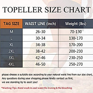 Topeller Men Tummy Control Shorts High Waist Slimming Body Shaper Compression Shapewear Belly Girdle Underwear Boxer Briefs (White, 3X-Large (waist:44-47"))