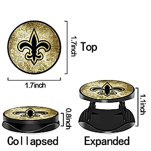 MIULHPA (3 Pack )Multifunction Football Team Cell Phone Stand Holder and Grip. Foldable Phone Kickstand Mount Compatible for Smartphones (Gold Design)