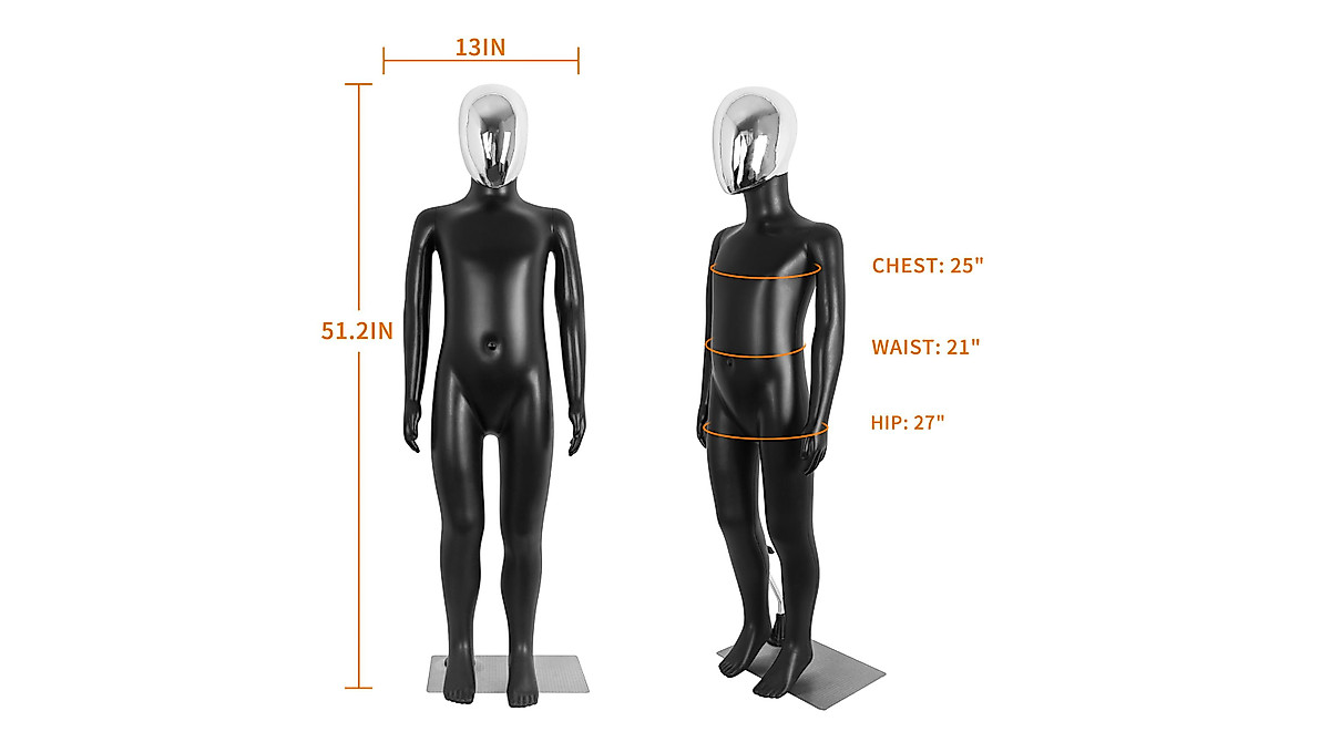 SHAREWIN Kids Mannequin - Adjustable 43.3" Body Display
