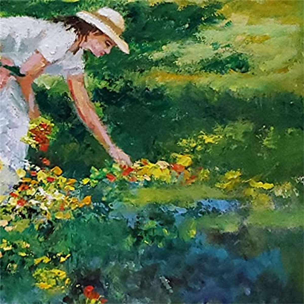 Languid Summer Days, Wildflower Meadow by Internationally Renowned Painter Yary Dluhos