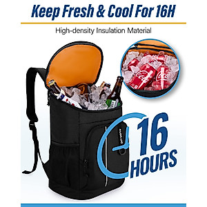 SUNLUG Cooler Backpack 30 Cans Leakproof Backpack Cooler, Insulated Lightweight Backpack Large Cooler Backpacks for Men Women to Picnics, Camping, Beach