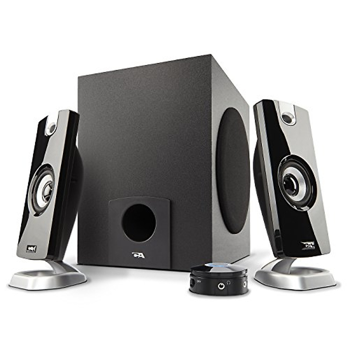 Cyber Acoustics 2.1 Subwoofer Speaker System with 18W of Power – Great for Music, Movies, Gaming, and Multimedia Computer Laptops (CA-3090)