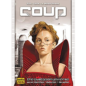 Coup - The Fast, Fun Bluffing Party Game for 2-6 Players. Perfect for Family Game Night with your Teens or Friends. Can you get away with your bluff? Over 1 Million copies sold!