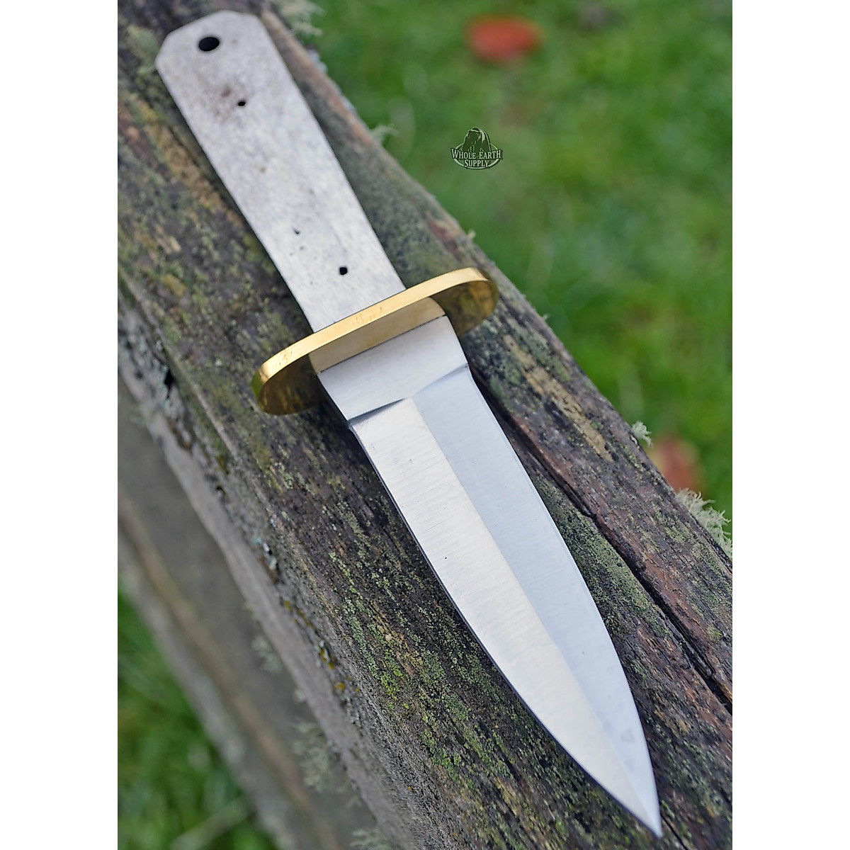 Whole Earth Supply (Set of 2) Large Boot Knife Knives Blades Blanks Hunting Blade Hunter Dagger Throwing New BL7706