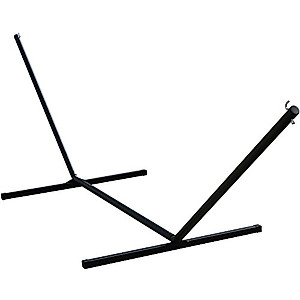 Vivere 15' Heavy Duty 3-Beam Hammock Stand, Black