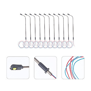 FOMIYES 10pcs Sand Table Model Lamp Railway Train Street Lights Trains 1/150 Street Light Led Floor Lamps Scaled Model Lamp Post Track Standing Floor Lamp Model Street Lamp Stainless Steel