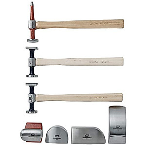 GEARWRENCH 7 Pc. Auto Body Tool Set, Hammers and Dollys, 82302
