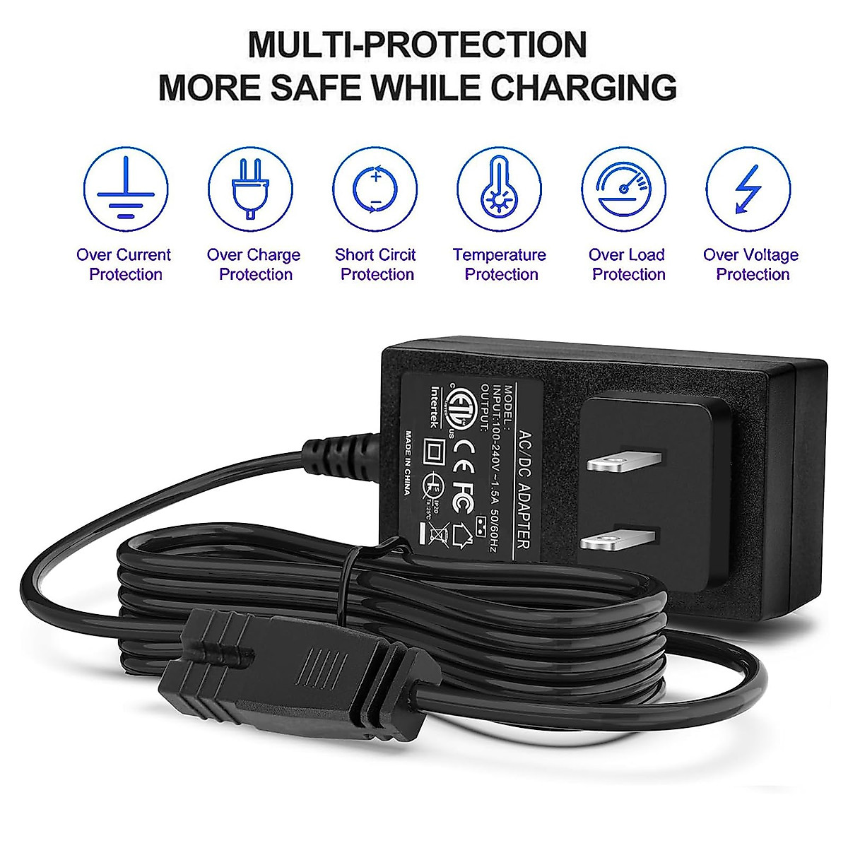 12.6V Charger for Lydsto Robotic Pool Cleaner Compatible with Lydsto P1-JZ-B P1 MINI-FH01 S2 YM-S2-01 YMS201 YMS203 Automatic Robotic Pool Vacuum Cleaner Power Adapter