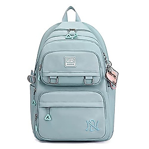 Travel Backpack Large Capacity Backpack Casual School Bag Primary and Secondary School Students Backpack Cute School Bag (light grey)