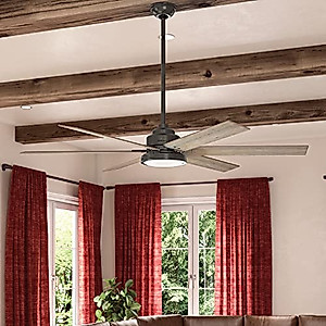 Hunter Fan Company 59397 Warrant Ceiling Fan, Noble Bronze Finish