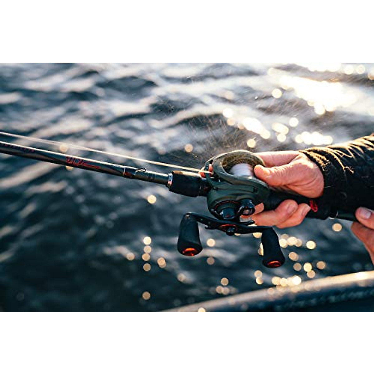 Abu Garcia Zata Baitcast Low Profile Fishing Reel, Green