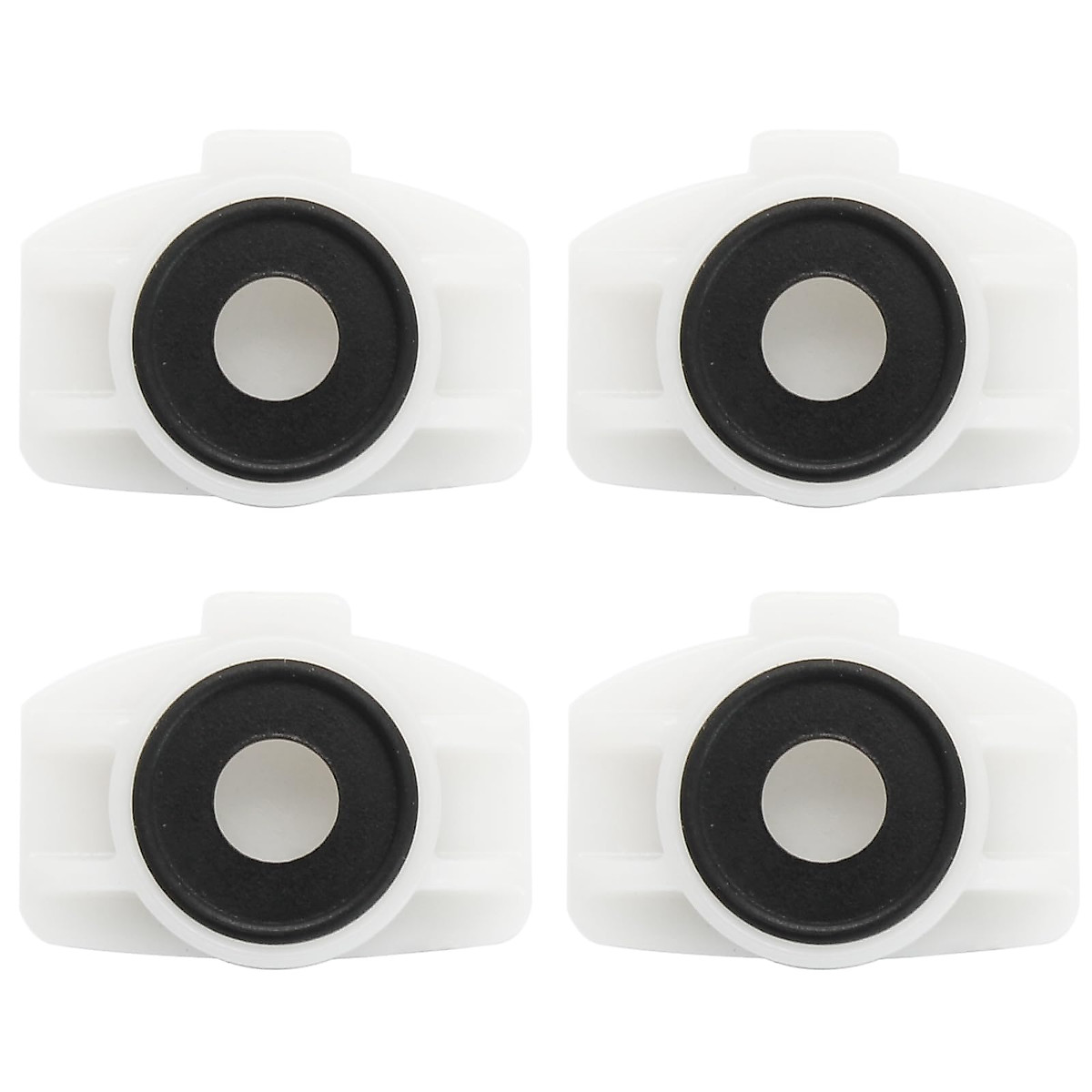 Luomorgo 4 Pcs Cup Seal & Diverter Gate Compatible with Bathtub Spout, Shower Tub Spout Replacement Parts