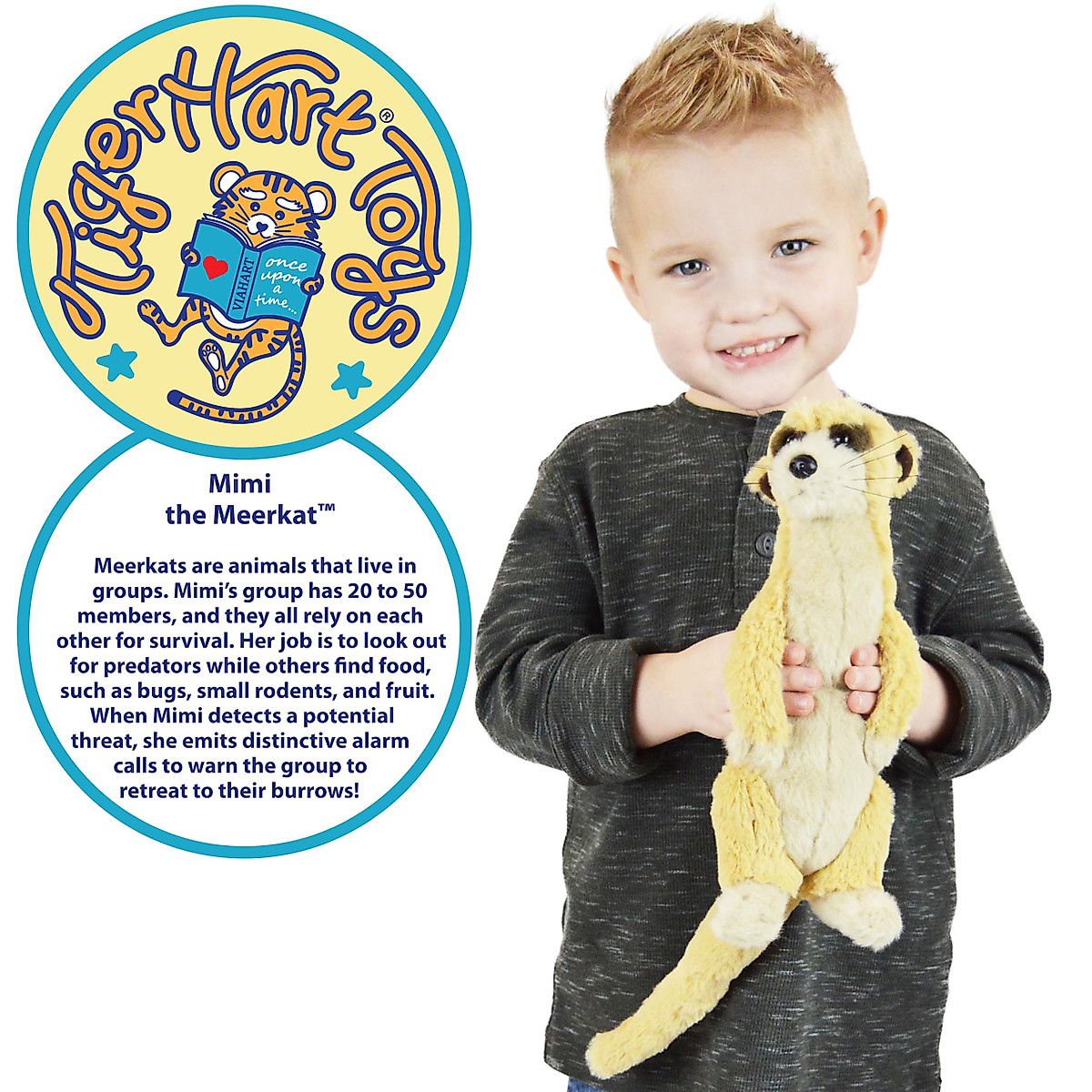 TigerHart Mimi The Meerkat - 10 Inch Stuffed Animal Plush