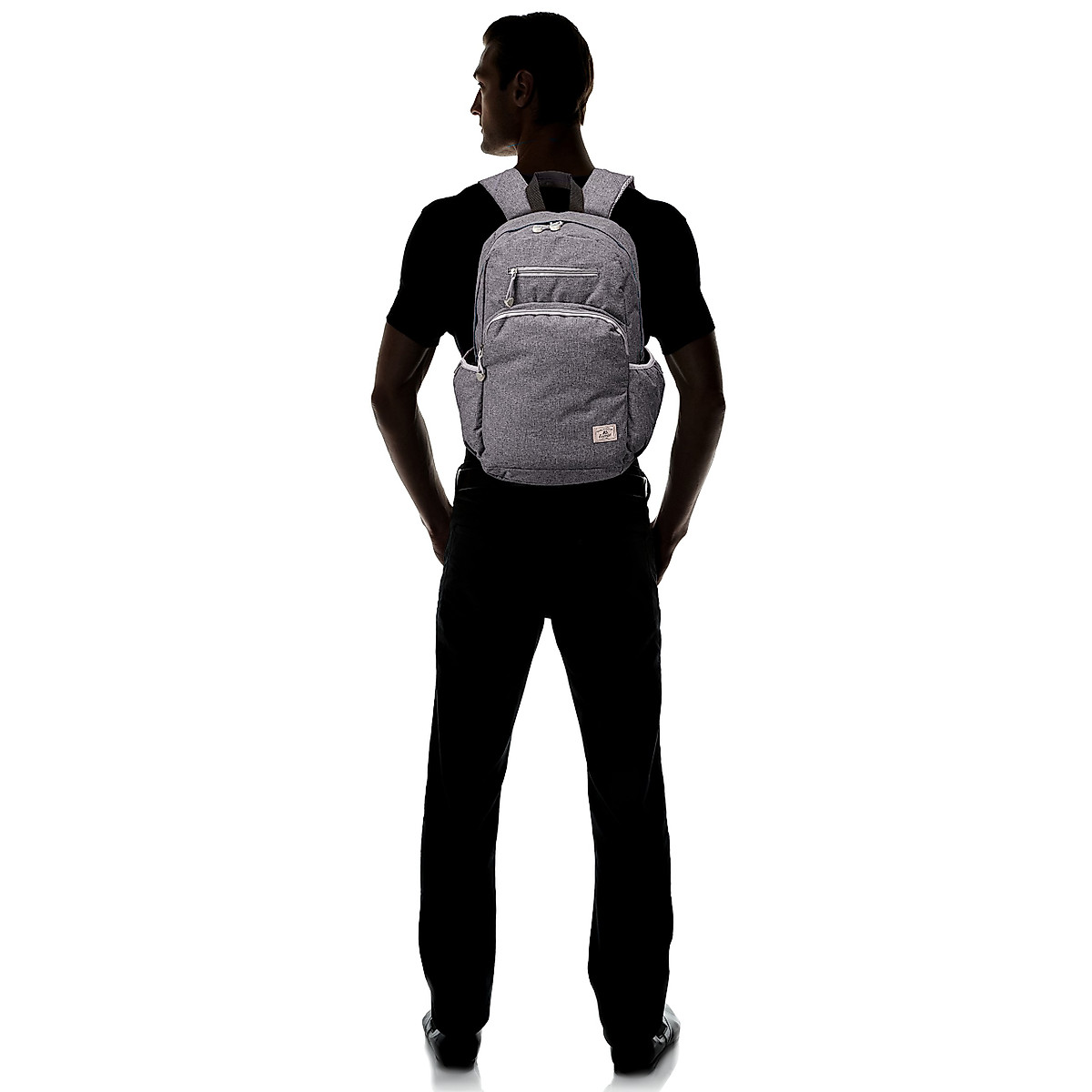 Everest Stylish Laptop Backpack, Charcoal, One Size