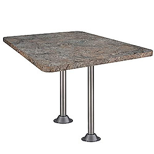 RecPro 42" Dinette Booth Set with Table and Leg, Includes Two Dinette Booths for RV's | 5th Wheel Camper Dinette Seating with Bed Conversion, Table and Table Posts
