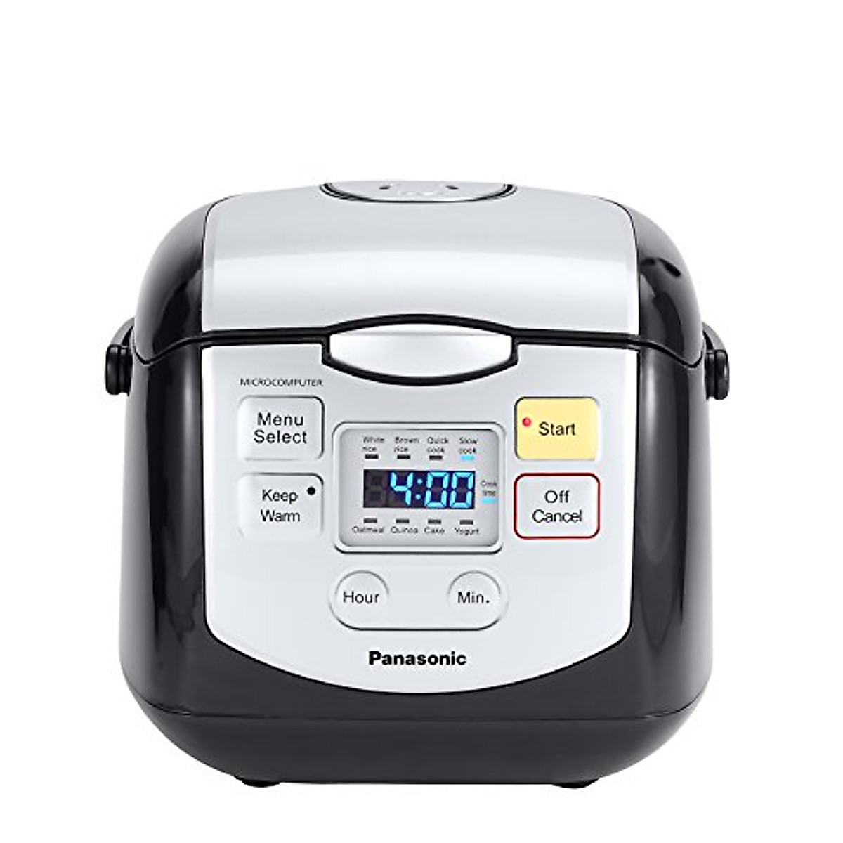 Panasonic SR-ZC075K 4-Cups (Uncooked) Rice Cooker & Multi-Cooker, Black