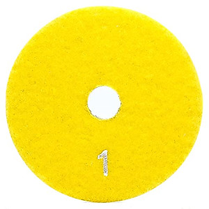 4 Inch Dry 3 Step Diamond Polishing Pads Kit 3-Pcs Step1 for Granite Quartz Marble Concrete Terrazzo