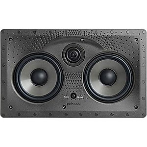 Polk Vanishing Series 255c-LS in-Wall Center Channel Loudspeaker, Dual 5.25" Dynamic Balance Drivers & 1" Ring-Radiator Tweeter, Polk PowerPort Technology, Rotating Cam System for Easy Installation
