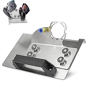 Angle Grinder Stand for Tile 45°Chamfer Cutting, Extended Size Angle Grinder Tile Chamfer for 100-Type Angle Grinders, Adjustable Angle Grinder Holder, 45 Degree Ceramic Stone Chamfering Tool