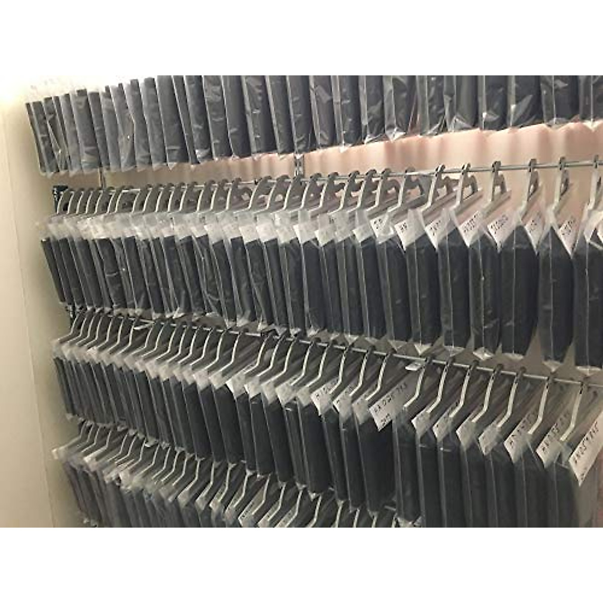 Monaco Hanging Storage Bags, 10-pack of 10 x 12.5-inches , 4 mil Deluxe Line Polyethylene Clear Plastic Bags for Classroom, Library, Doctor Office, Pharmacy, and Home Use.