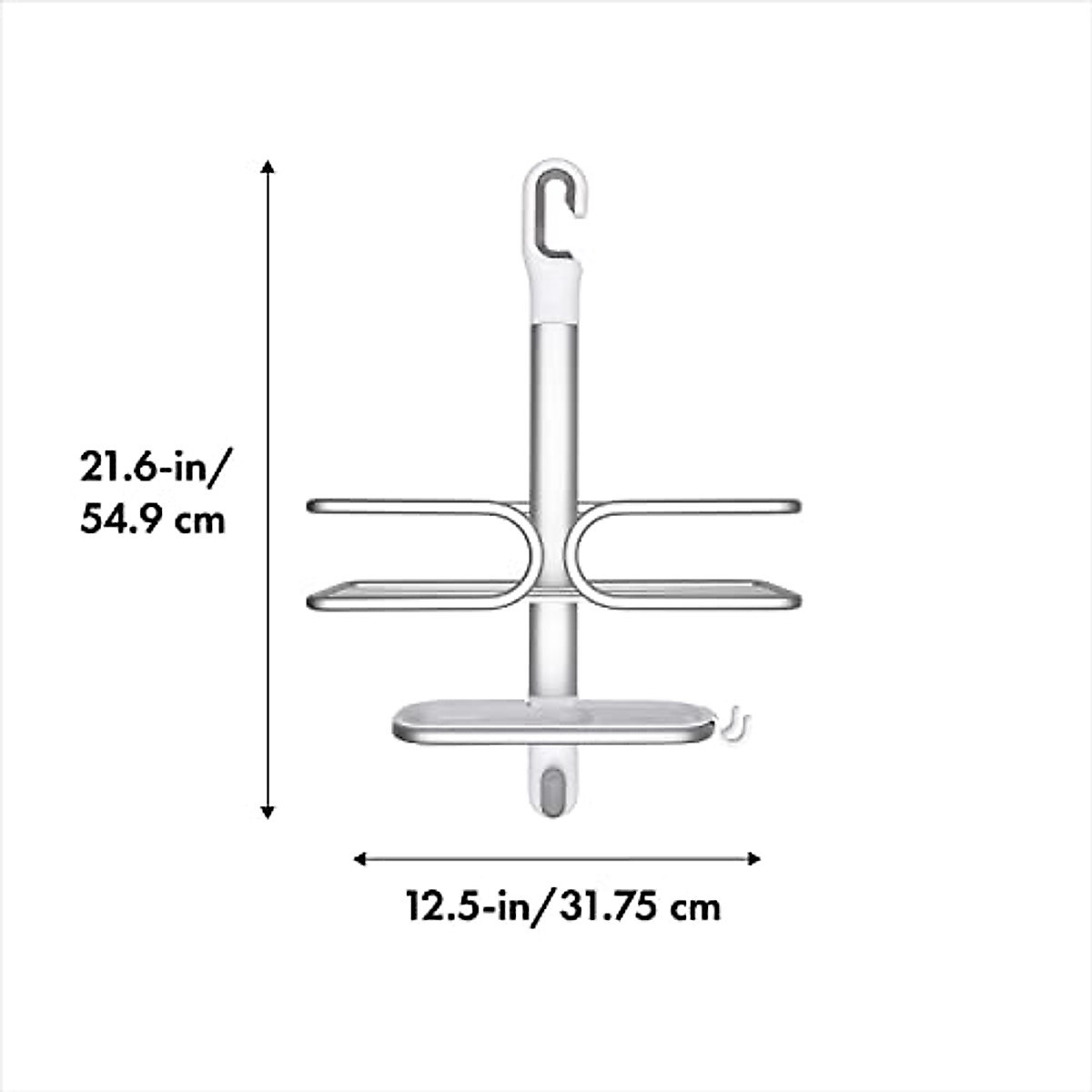 OXO Good Grips Compact Aluminum Shower Caddy