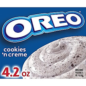 Jell-O Instant Pudding & Pie Filling, Cookie and Cream, 4.2 oz