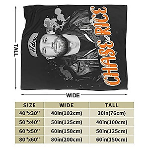 LeroyLCarter Chase Singer Rice Throw Blanket Flannel Printed Super Soft Blanket Full Size Bed for Sleepers Sofa Bed 50"x40"