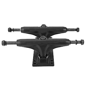Yosoo Health Gear 2 Pack 4-8 Inch Black Aluminum Alloy Skateboard Trucks, Longboard Skateboard Trucks Surf Skate Trucks Skateboard Tool
