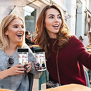 Tutmyrea Gifts for Best Friend Women 12 OZ Slim Can Cooler, Stainless Steel Insulated Drink Holder for Soul Sister BFF Bestie Personalized Birthday Christmas Presents Friendship Gifts