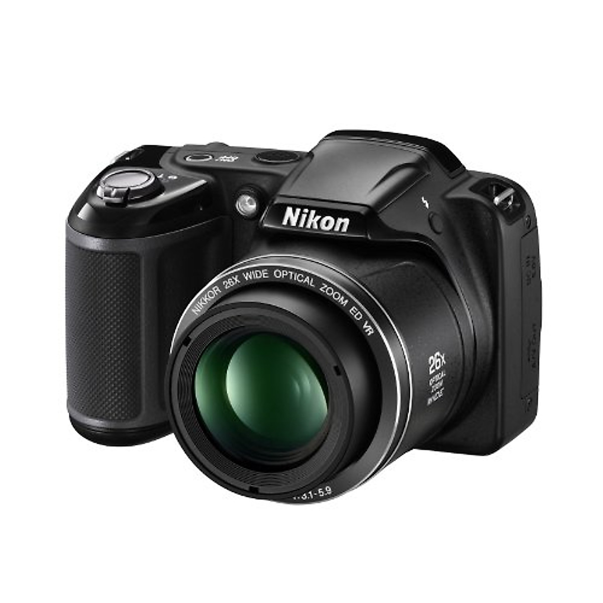 Nikon Coolpix L320 16.1MP Digital Camera with 26x Optical Zoom - BLACK