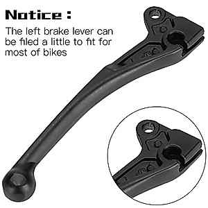 YOXUFA Left Rear Brake Lever Handle for GY6 49cc 50cc 125cc 150cc 139QMB 157QMJ TaoTao VIP ATM50A1 Pony Lancer IceBear Bandit Peace Sports SSR Lazer Chuckus Roketa Jonway Chinese Scooter Moped Parts