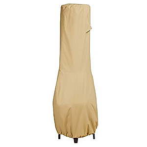 Classic Accessories Terrazzo Water-Resistant 25 Inch Outdoor Chiminea Cover