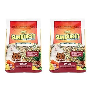Higgins 2 Pack Sunburst Gourmet Hamster & Gerbil Food. 2.5 lb. Ea. Hamster Food, Gerbil Food 2 Bags 5 Pounds Total