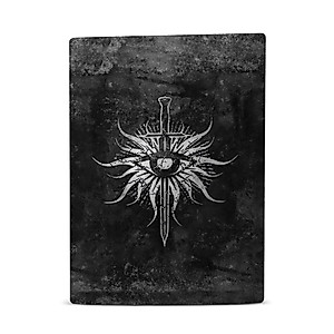 Head Case Designs Officially Licensed EA Bioware Dragon Age Inquisition Distressed Heraldry Vinyl Faceplate Sticker Gaming Skin Decal Cover Compatible With Sony PlayStation 5 PS5 Disc Edition Console