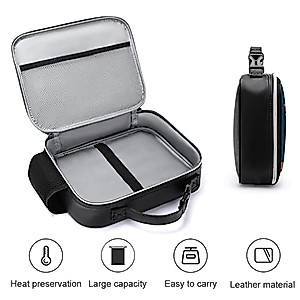 Sloth Play in Winter Printed Lunch Box Insulated Leakproof Cooler Tote Bag Reusable for Travel Work Picnic