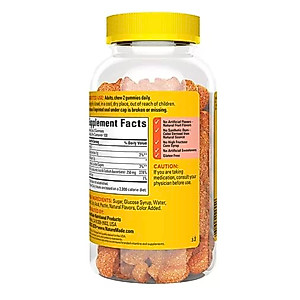 Nature Made Adult Gummies 200 CT Vitamin C Dietary Supplement, Orange