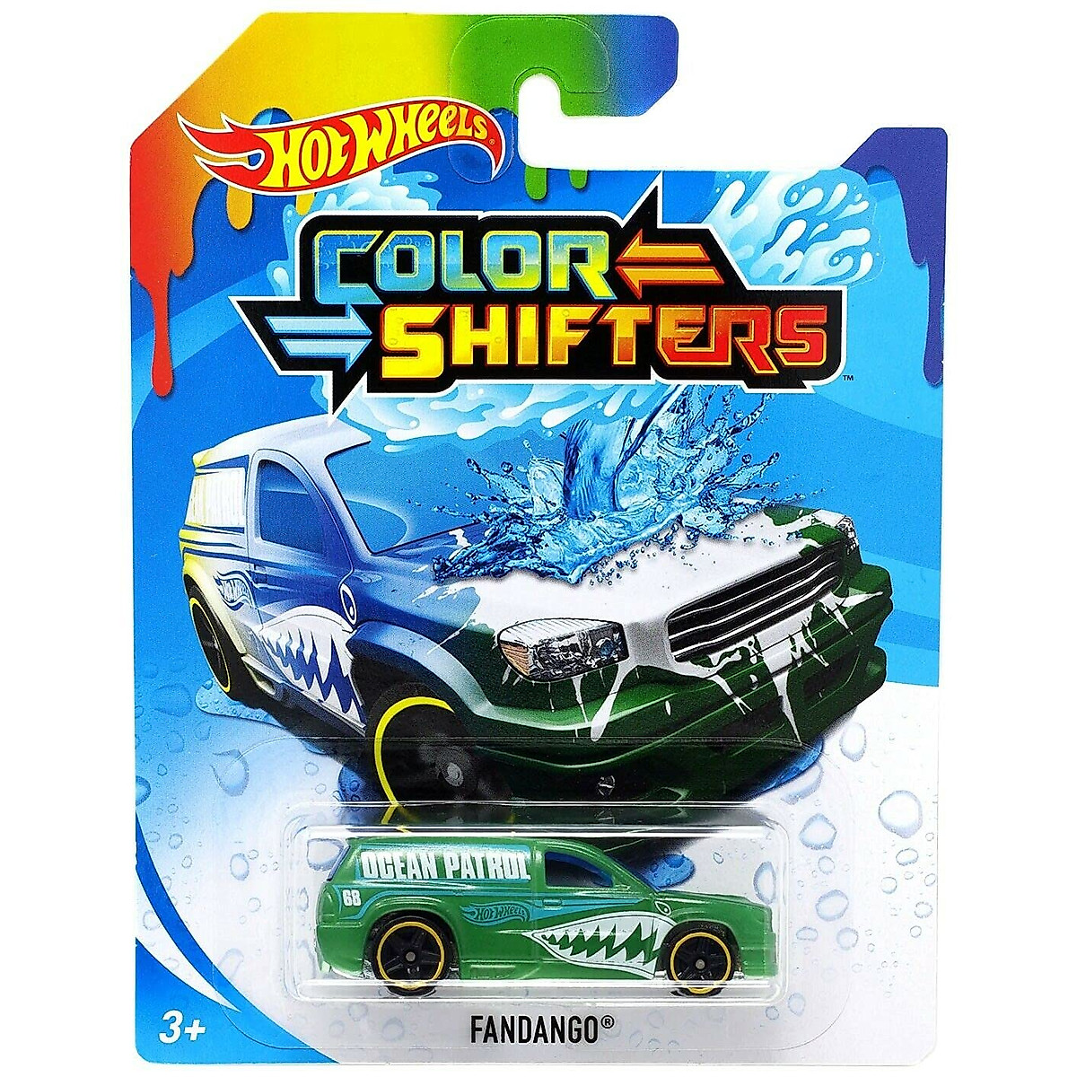 DieCast Hotwheels Fandango, 2021 Color Shifters (1:64 Scale)