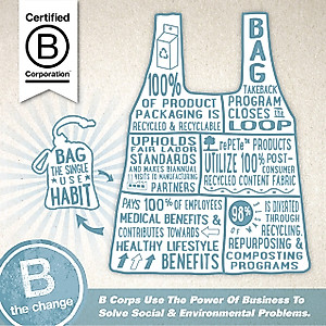 ChicoBag Vita Designer Reusable Tote Bag with Carabiner Clip | Compact Reusable Shopping Bags | Eco Friendly | Dream